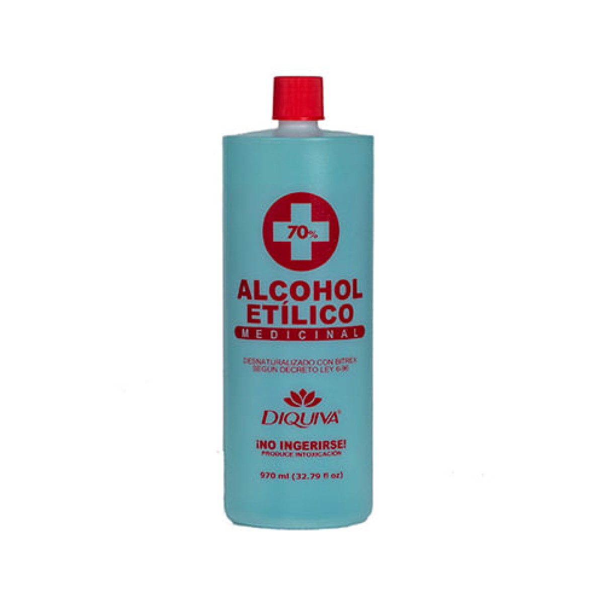 Alcohol etílico 970ml. 32.79 onzas